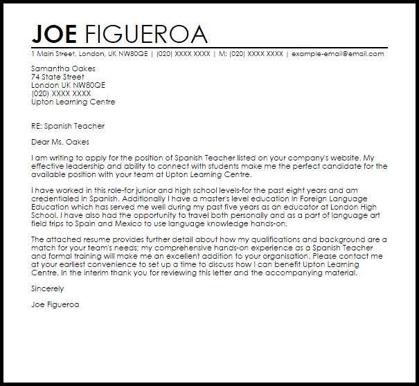 Writing A Letter In Spanish - Formal Letter