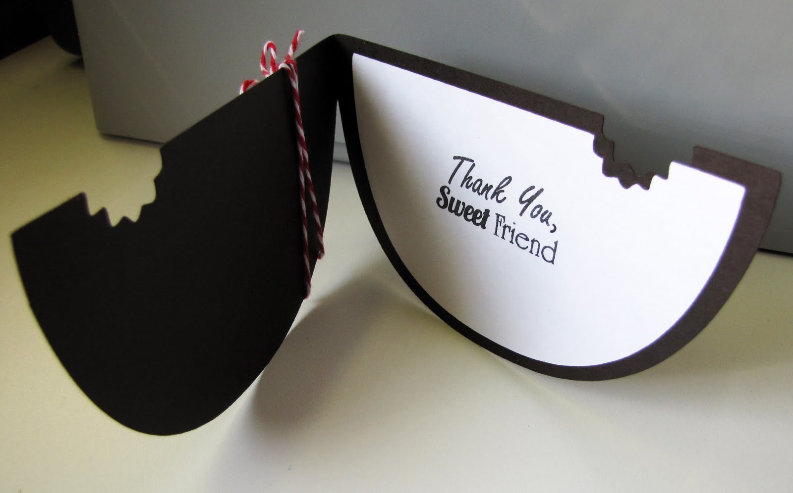 Jen's Happy Place: So Sweet! Watermelon Shaped Card