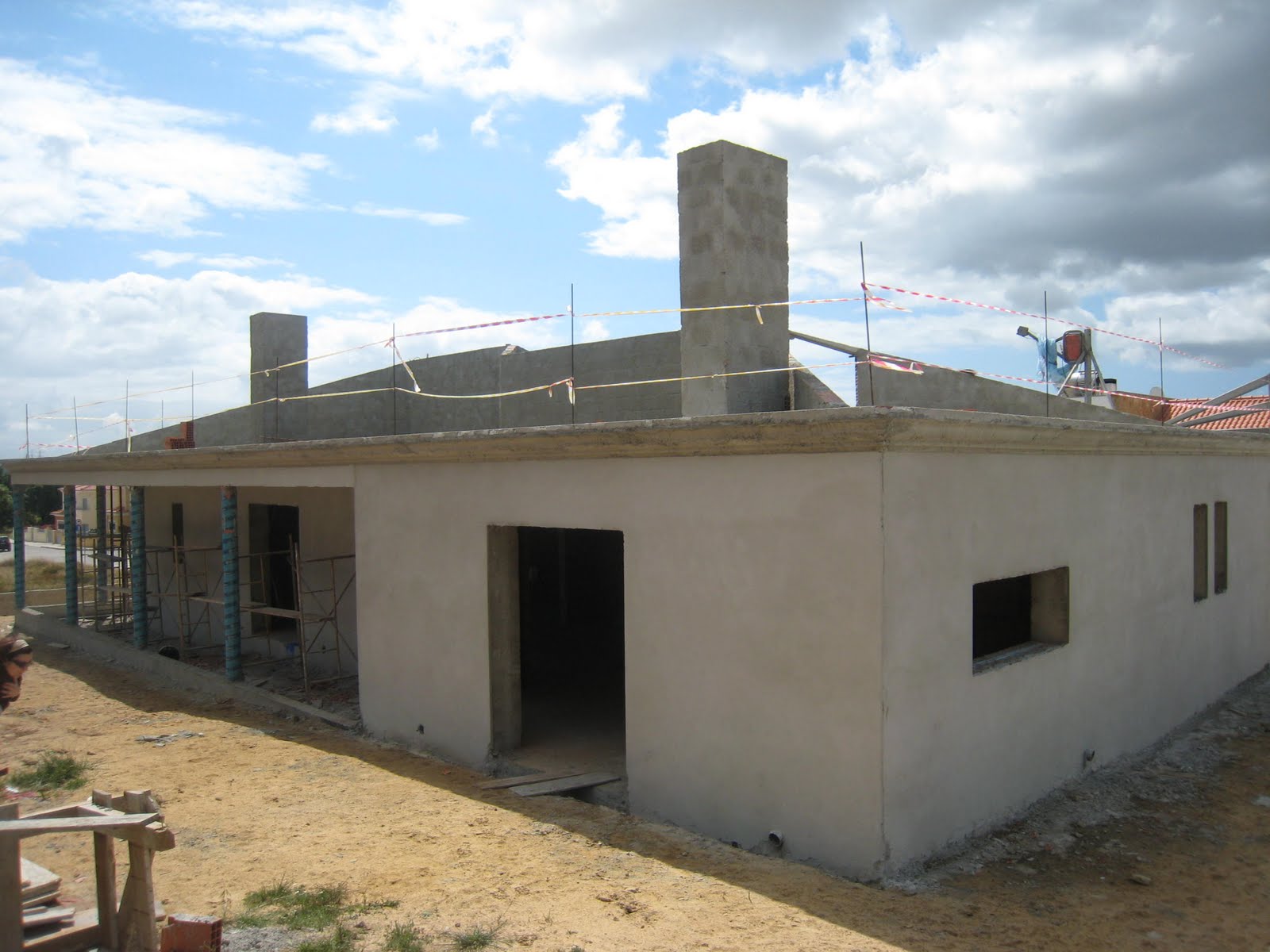 a nossa alegre casinha: Reboco Exterior