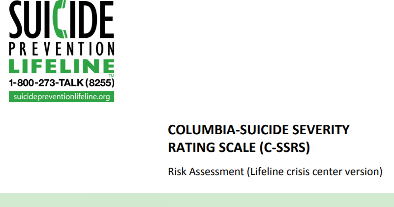 FGCU School Counseling Graduate Program: COLUMBIA-SUICIDE SEVERITY ...