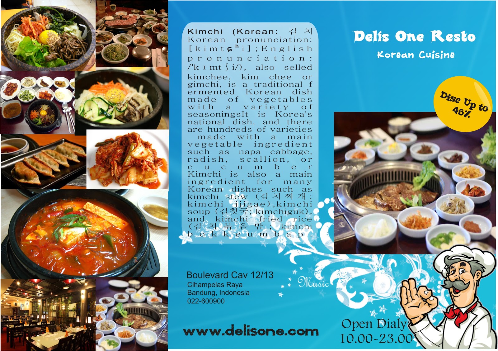 Contoh Desain Brosur Restoran | Jasa Desain Brosur