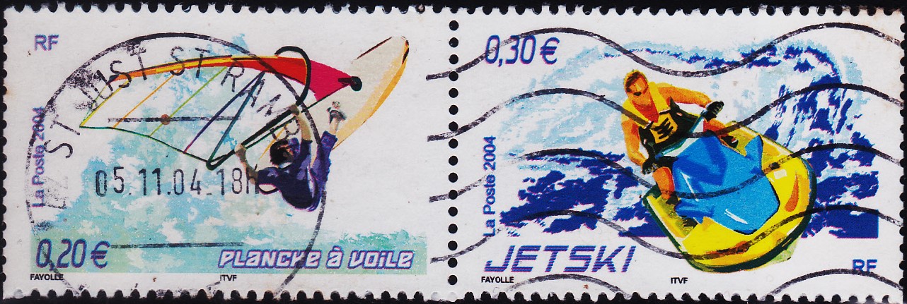 Heritage of Indian stamps site: France stamps year of issue 2004