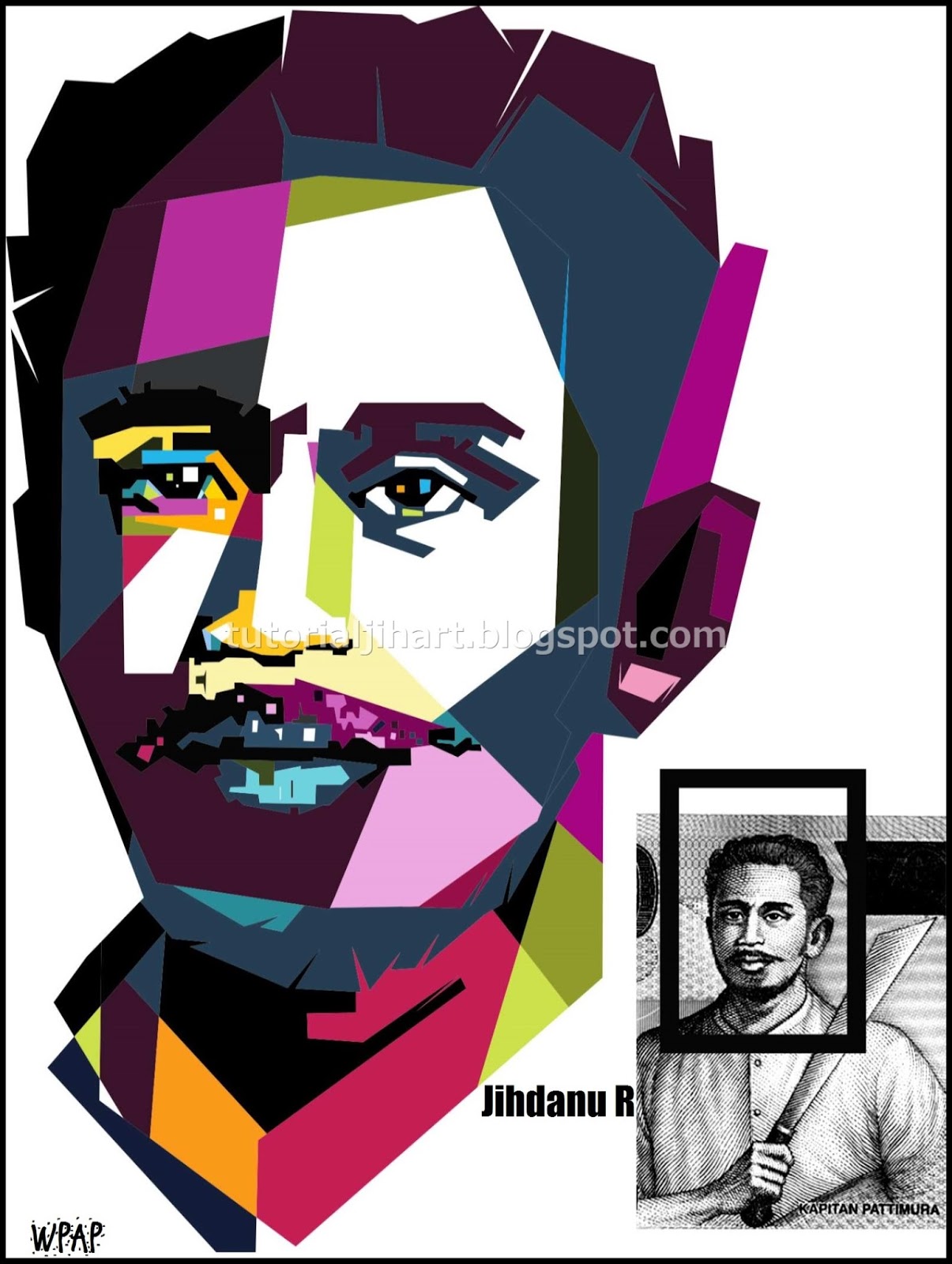 Tutorial Jihart: Hasil karya WPAP ZentArt