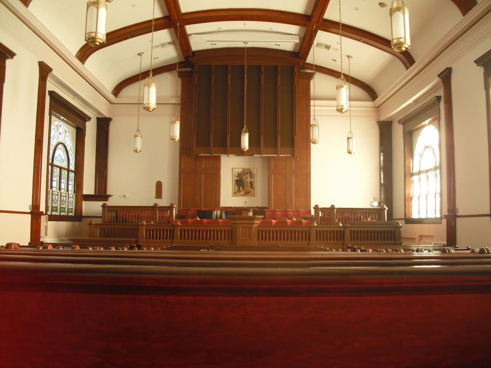 Historic LDS Architecture: Kaysville Tabernacle: Chapel Interior