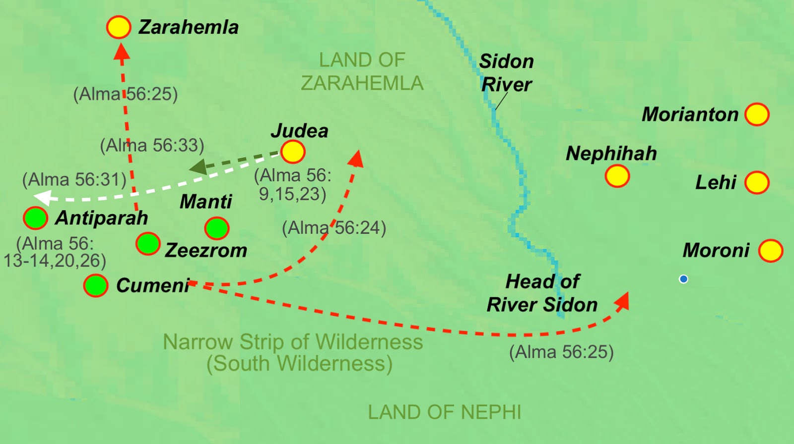 NephiCode: The Head, Source, or Headwaters of the Sidon – Part III