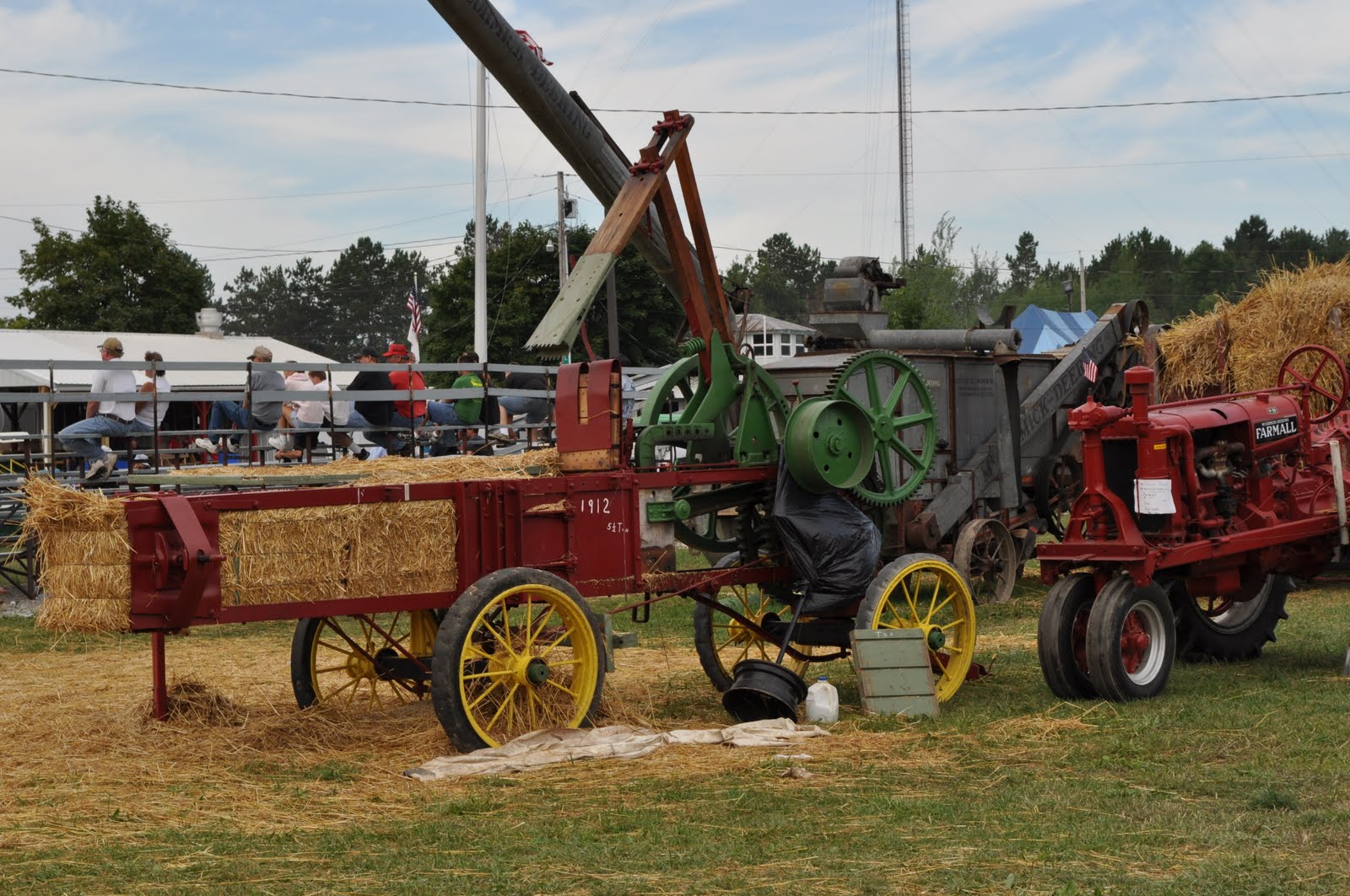 South View Farm and Weaving: Threshing
