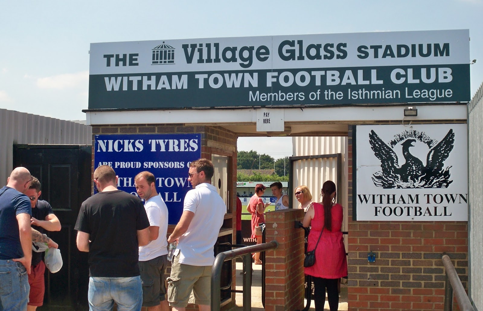 Football Grounds visited by Richard Bysouth: Witham Town FC
