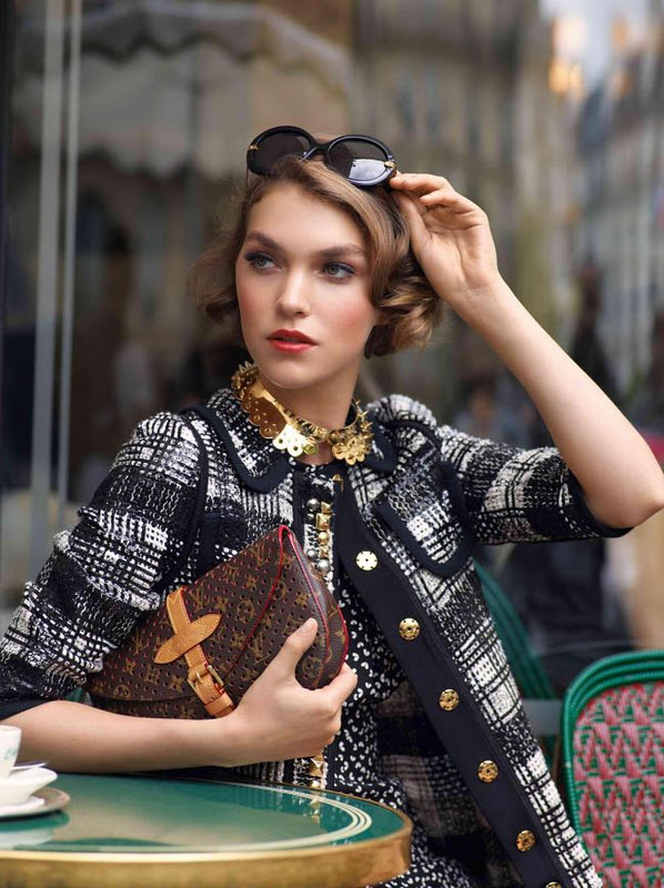 Smartologie: Louis Vuitton Cruise 2012 Catalogue - Model: Arizona Muse