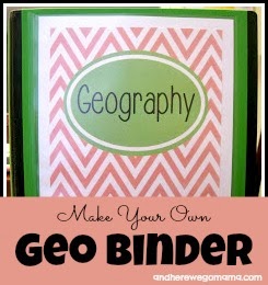 And Here We Go!: Geography Binder