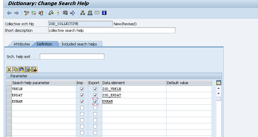 SAP TECH: Collective Search Help