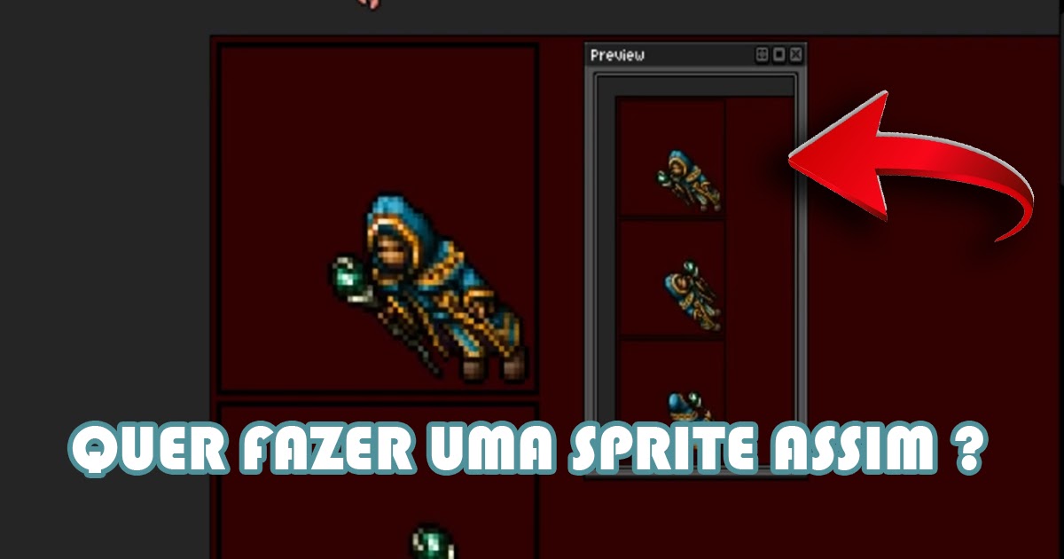 COMO FAZER SPRITE PARA DBO E NTO ? OU ATÉ MESMO PARA UM TIBIA MAIS ...