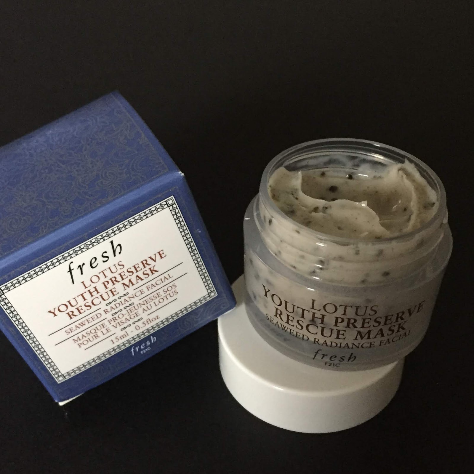 Fresh Lotus Youth Preserve Rescue Mask Review | A Very Sweet Blog