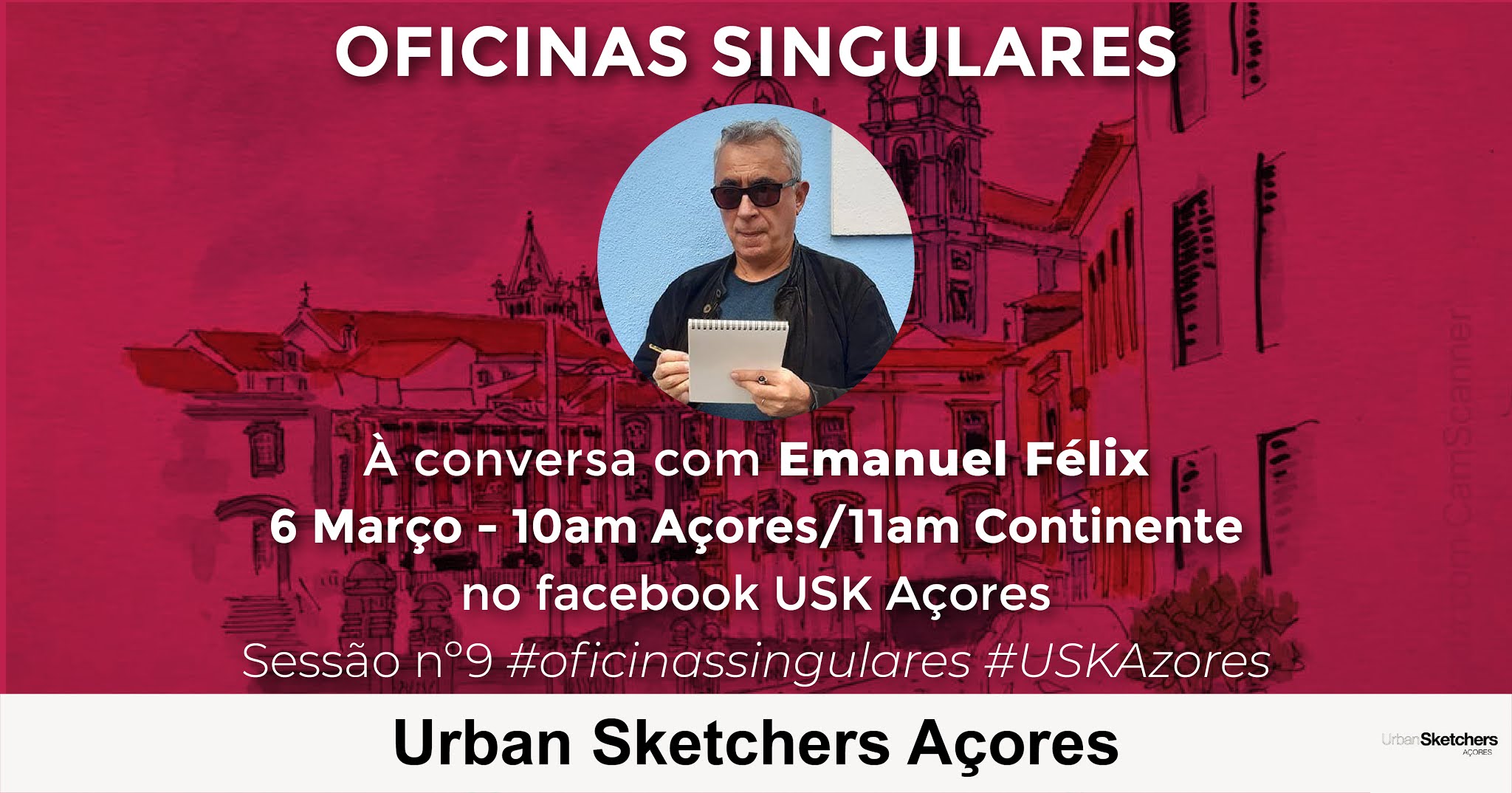 Urban Sketchers Portugal: Oficinas Singulares #09 | Emanuel Félix