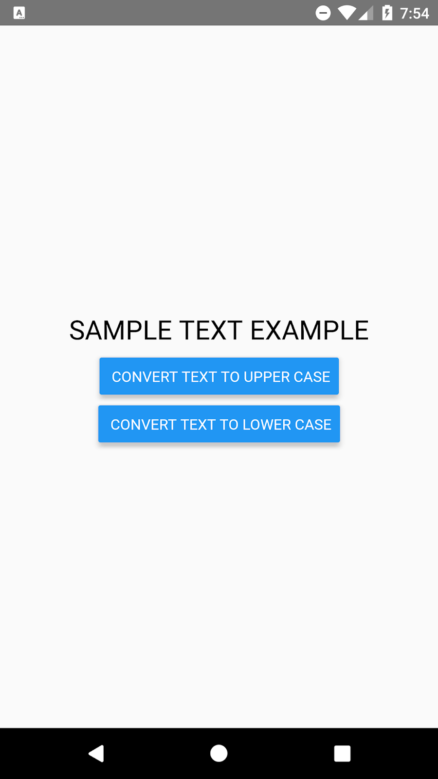 React Native Convert Text To Upper Case Or Lower Case On