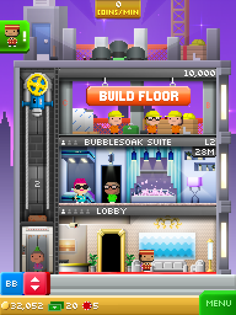 Tiny Tower Vegas - Jogos Para iPad