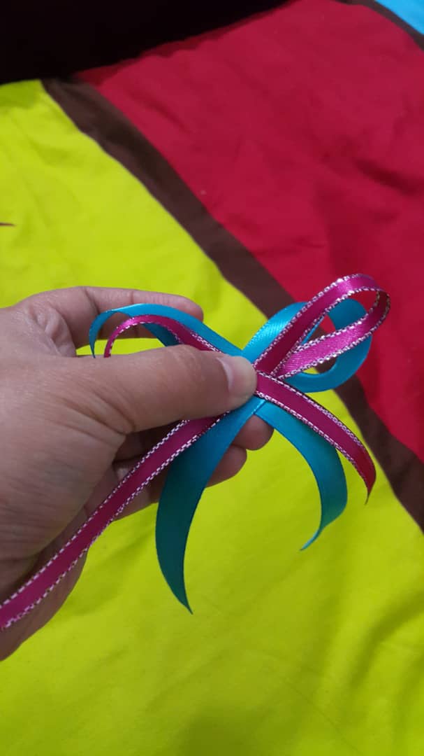 Blog Han: DIY Bunga Telur : Tutorial ikat riben