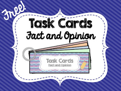 Classroom Freebies Too: Fact and Opinion Task Cards