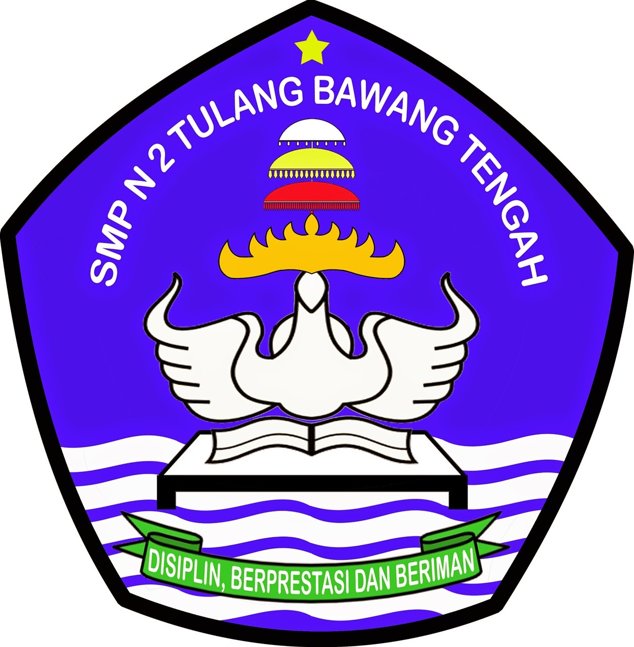 RIO ANDIKA: logo SMPN 2 Tulang Bawang Tengah