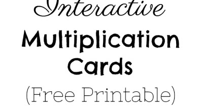 Multiplication cards with dot arrays