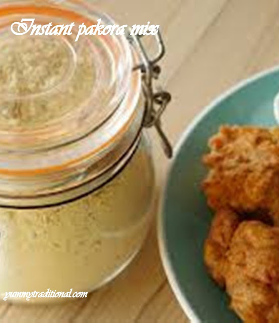 Pakora Mix Powder Recipe - Yummy Traditional