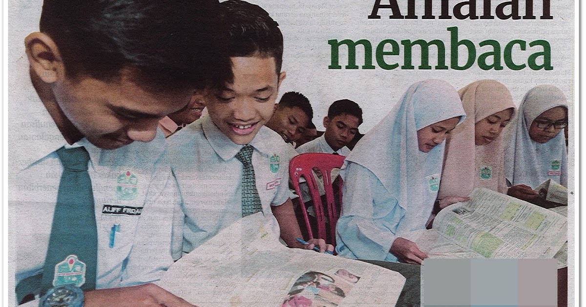Amalan membaca - Keratan akhbar Berita Harian 17 Julai 2019 - BLOG ...