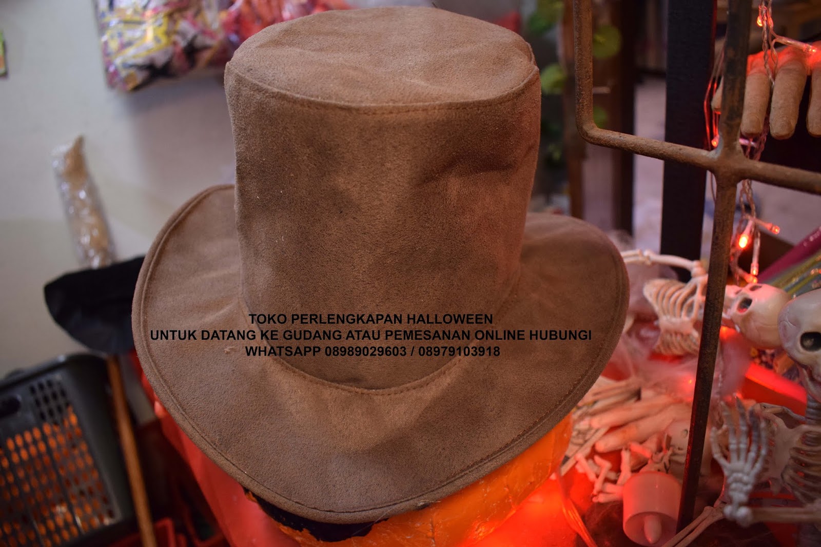 toko tempat jual topi hat topi coklat topi sulap topi slash murah