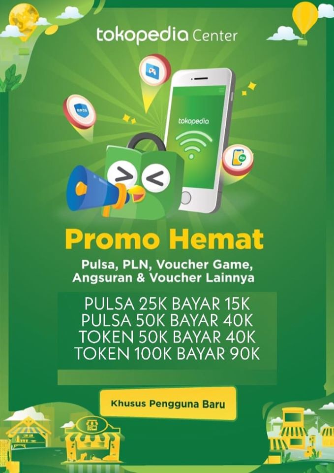 Tokopedia Pulsa Promo, Pemburu Pulsa Murah Yuk Mari Merapat ...