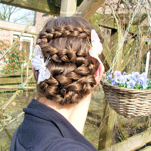 Miriam's Vlecht Lessen: Slangenvlecht (Snake braid)