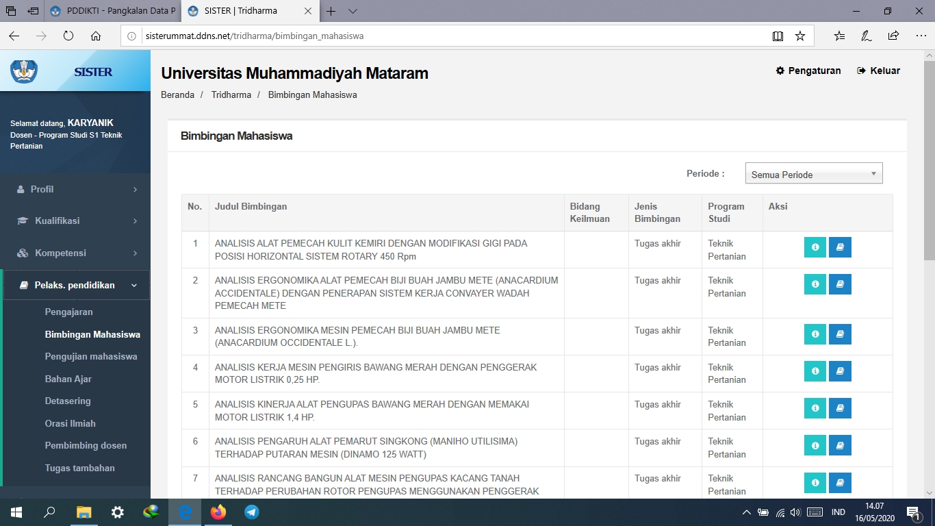 Tutorial input data Aktifitas Mahasiswa di Laporan Feeder PDDikti ... Tutorial input data Aktifitas Mahasiswa di Laporan Feeder PDDikti ...