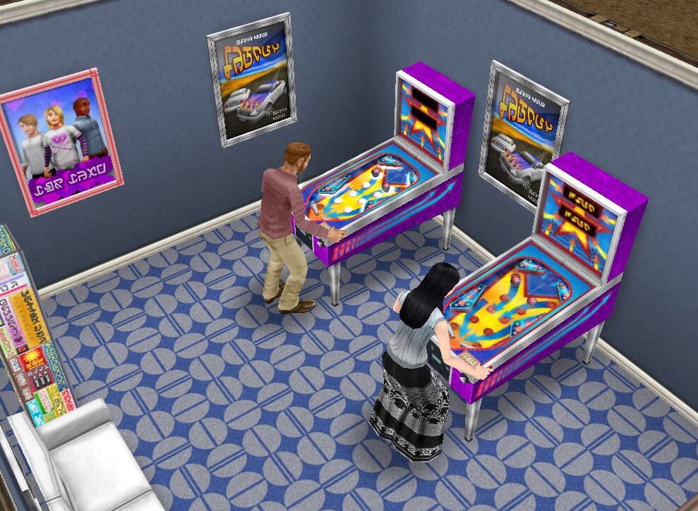 Sim Bookville: Afición: Entusiasta del Pinball
