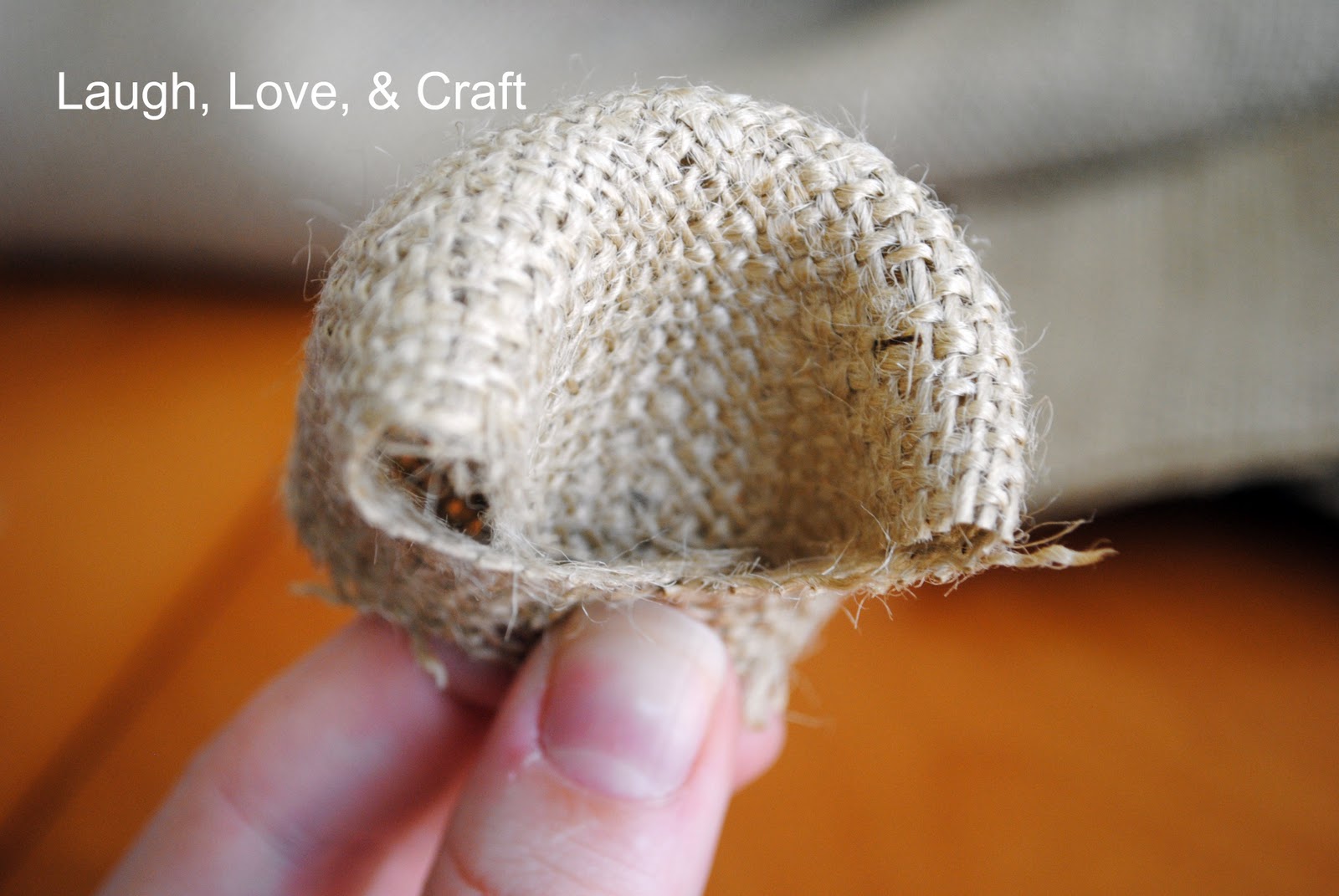 Laugh, Love, and Craft: Burlap Wreath Tutorial