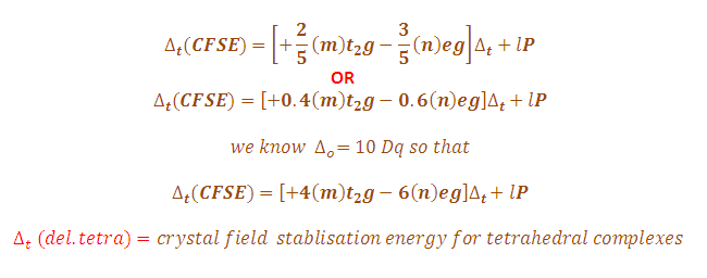 Welcome to Chem Zipper.com......: CRYSTAL FIELD STABILISATION ENERGY ...