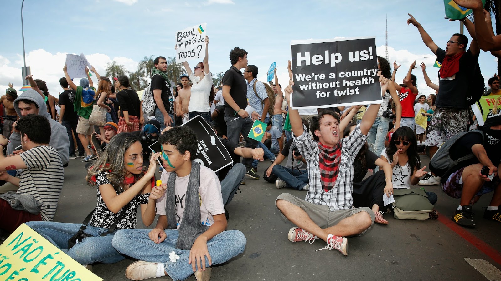 The Yellow Party News: Brazil Anti World Cup Protests