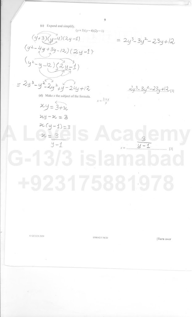IGCSE Mathematics (0580) Solved Past Papers 2021-2004 Cell ...