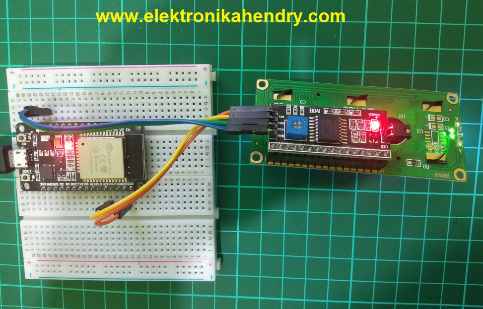 ESP32 PART-7. Kontrol LCD pada Modul I2C - ELEKTRONIKA HENDRY