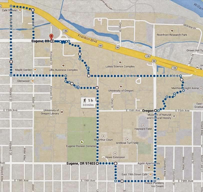 Walks and Hikes in Portland and Beyond: Eugene - University of Oregon