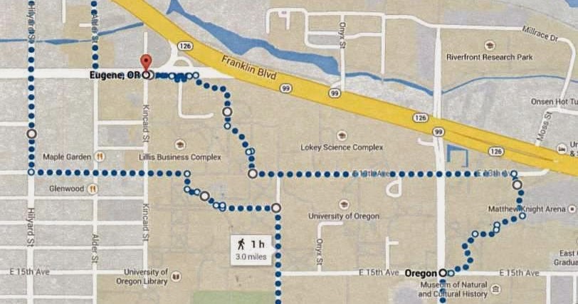 Walks and Hikes in Portland and Beyond: Eugene - University of Oregon