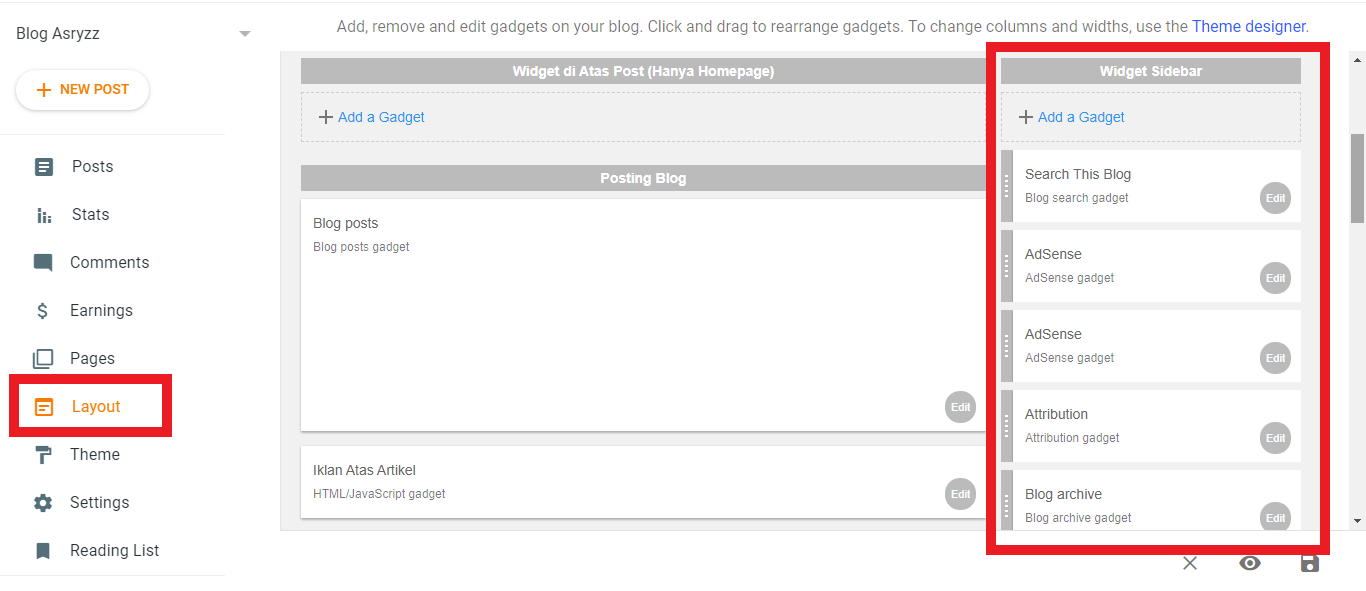Cara Hias Template blog Bagi Nampak Cantik Dan Menarik - Blog Asryzz