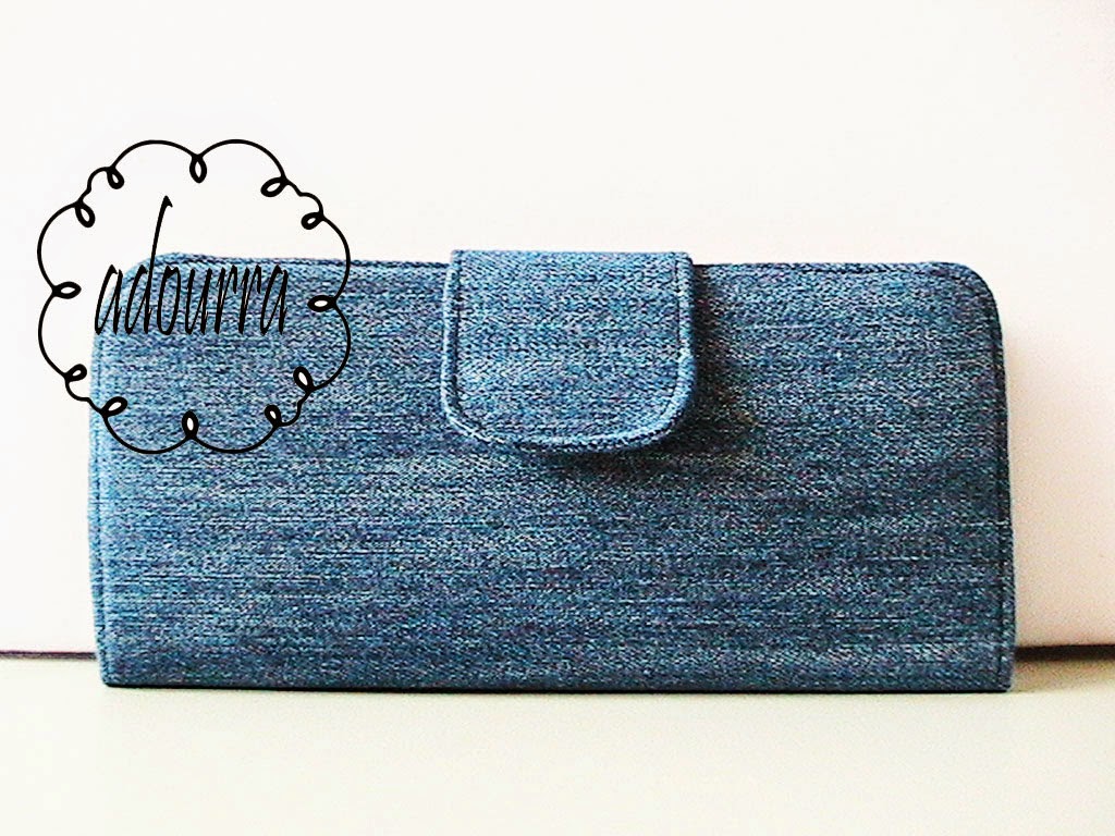 Handmade Shop and Free DIY Embroidery Tutorials: Handmade Denim Bifold ...