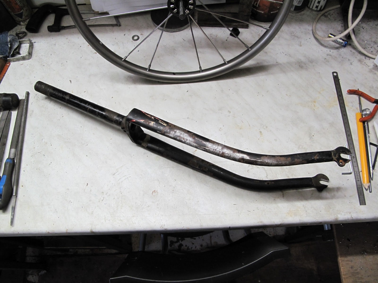 Penny Farthing Project: Rear fork - part 1