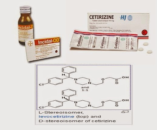 Cetirizine adalah metabolit aktif dari hidroksizin untuk obat Anti ...