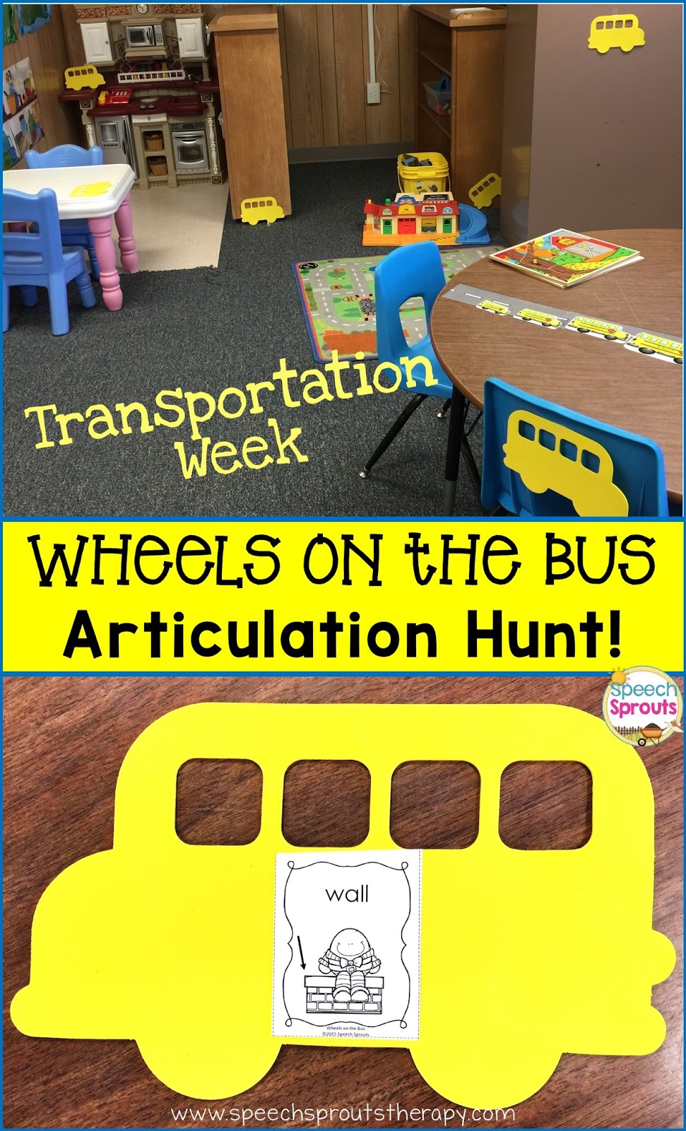 The Wheels On The Bus Activities-Transportation Week!