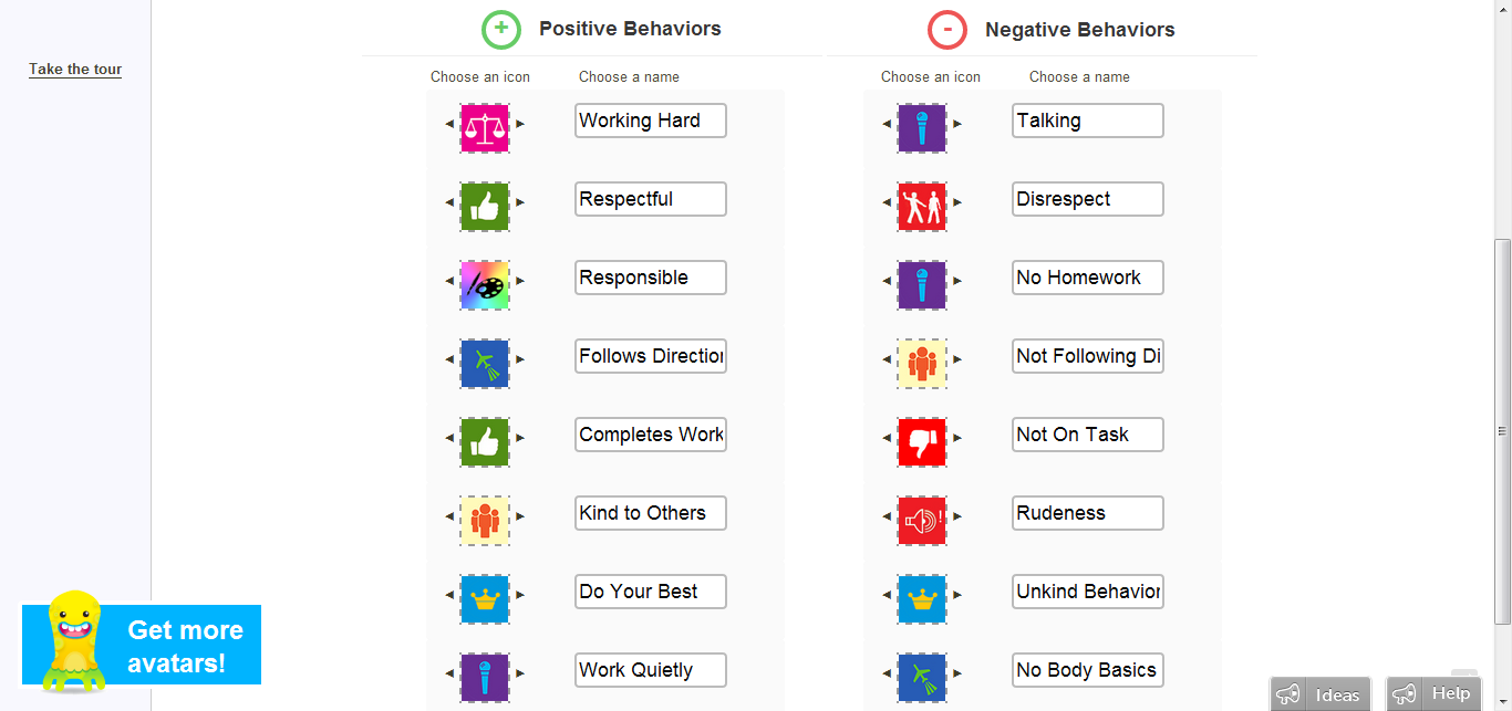 Day's Class Notes: Class Dojo