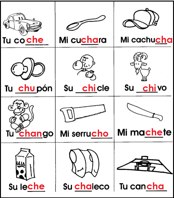 MI GRADO PRIMERO: Practico la Ch