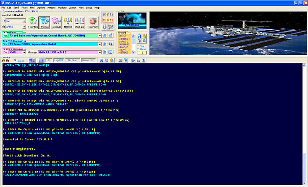 G0KYA's Amateur Radio Blog: 2m ISS APRS on the Icom IC-7400 with Soundmodem