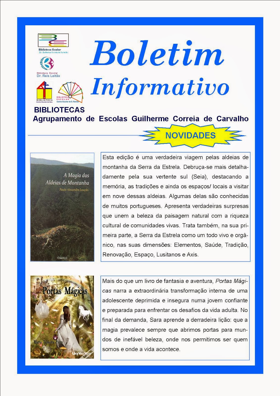 Mil Leituras...: Boletim Informativo do Agrupamento de Escolas ...