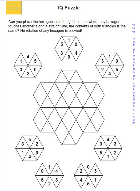PUZZLEPLANET: TRY THIS IQ GAME!!