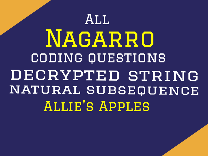 All Coding Questions And Programs Of Today s Nagarro Coding Round all-coding-questions-and-programs-of-today-s-nagarro-coding-round