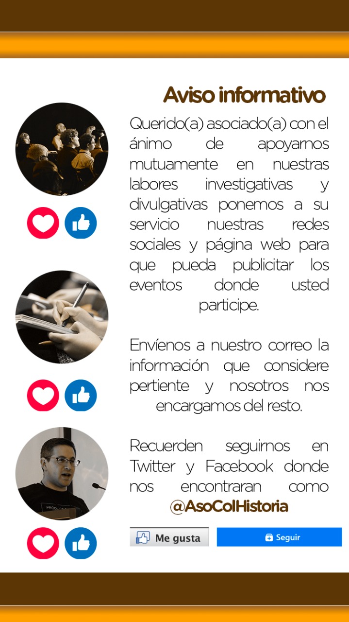 Capítulo Antioquia Asociación Colombiana de Historiadores: Aviso ...