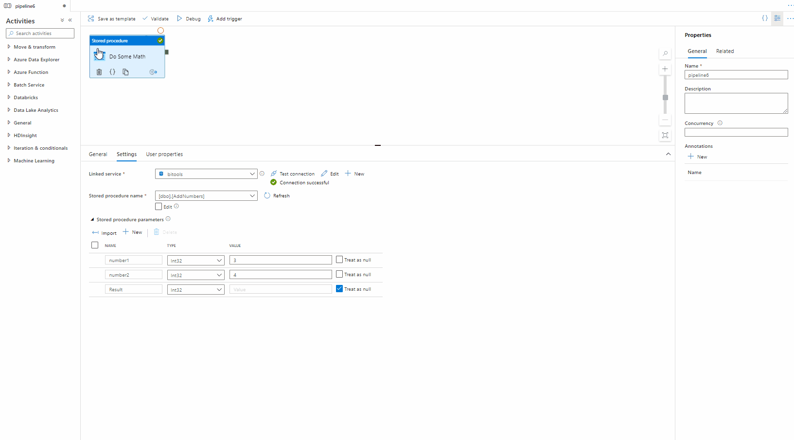 Microsoft Bi Tools Adf Snack Use Stored Procedure Output